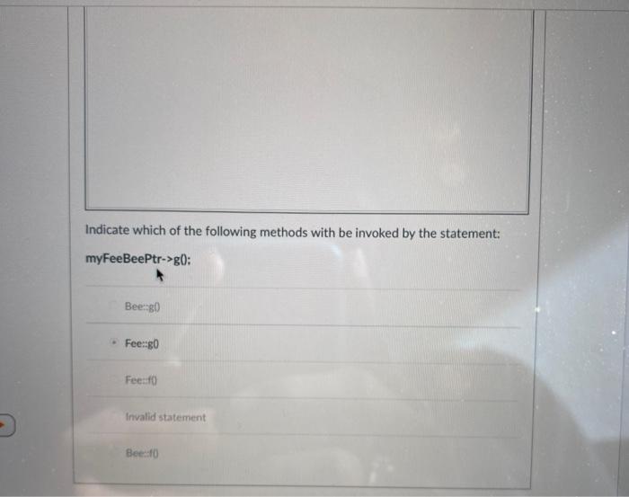 Solved Given the following class interfaces and method | Chegg.com