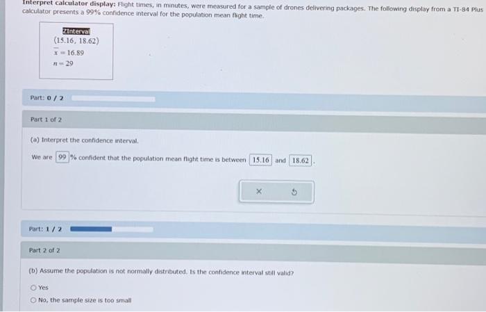 Solved Interpret calculator display: Flight times, in | Chegg.com