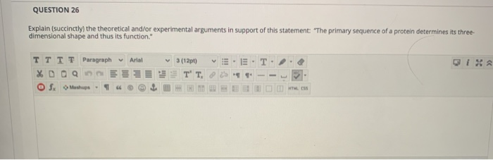 Solved QUESTION 26 Explain (succinctly the theoretical | Chegg.com