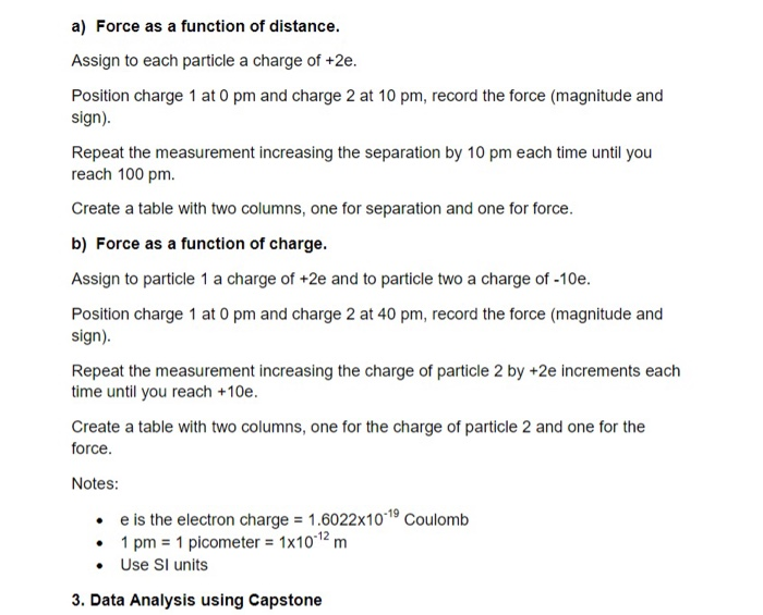 1. Introduction The electrostatic force between two | Chegg.com