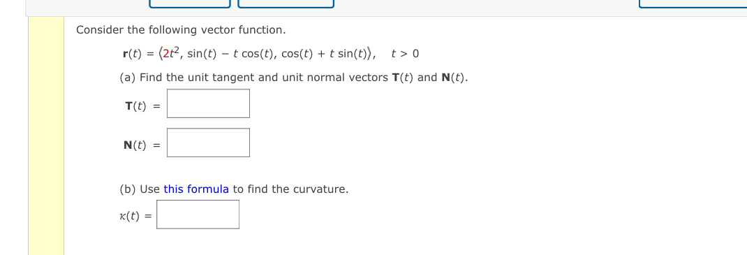 Solved Consider the following vector | Chegg.com