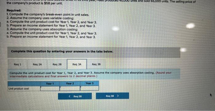 Solved Problem 7-18 (Static) Variable and Absorption Costing | Chegg.com