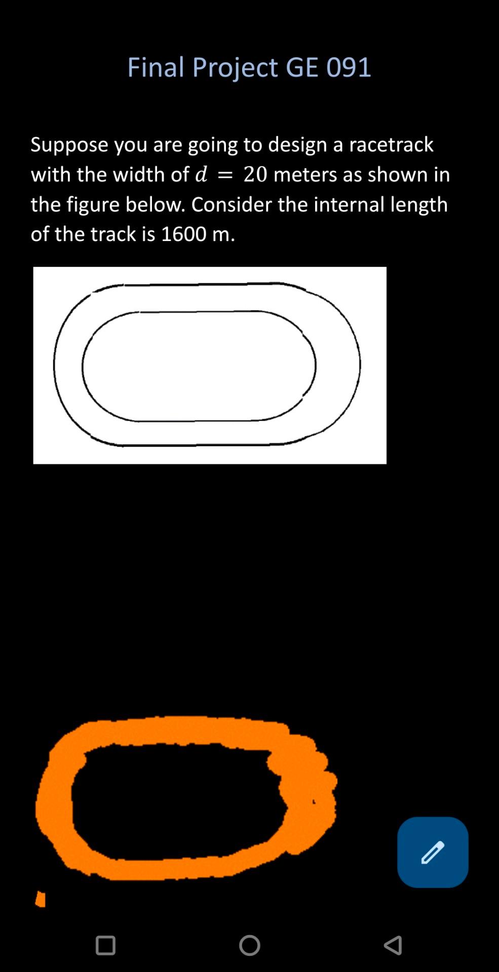 Solved Final Project GE 091 Suppose you are going to design | Chegg.com