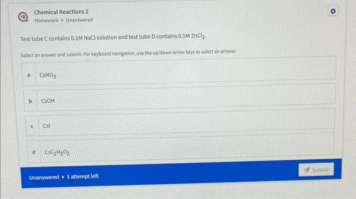Solved Suppose you were given four (4) test tubes, labeled | Chegg.com