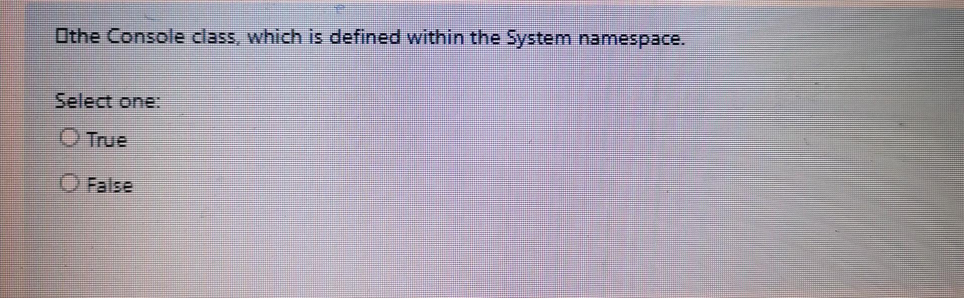Solved Dthe Console class, which is defined within the | Chegg.com