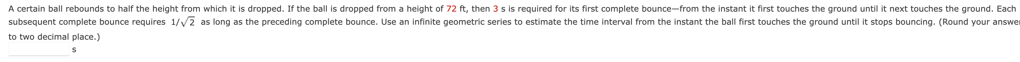 Solved to two decimal place.)S | Chegg.com