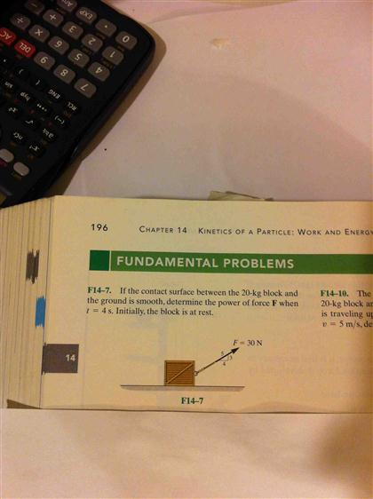 Solved If the contact surface between the 20-kg block and | Chegg.com