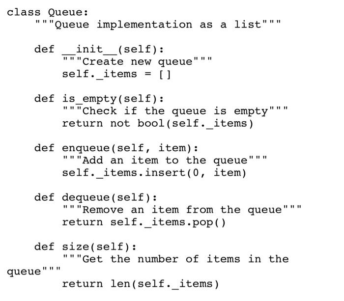Solved They are python functions that traverse through a | Chegg.com