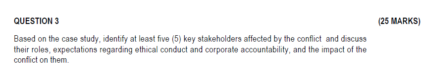 Solved QUESTION 3(25 ﻿MARKS)Based on the case study, | Chegg.com
