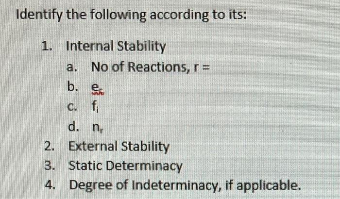 Solved entify the following according to its: 1. Internal | Chegg.com