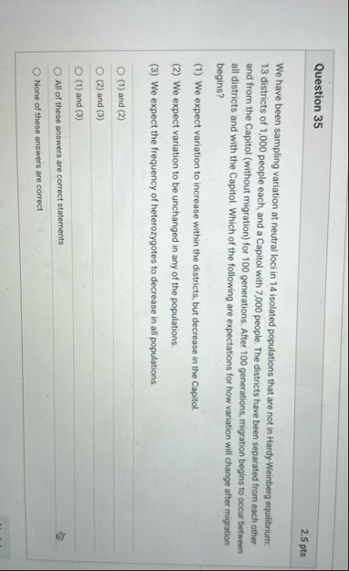 Solved Question 352.5 ﻿ptsWe have been sampling variation at | Chegg.com