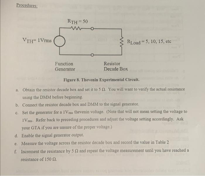Solved 8. Calculate the power for each load resistance and | Chegg.com