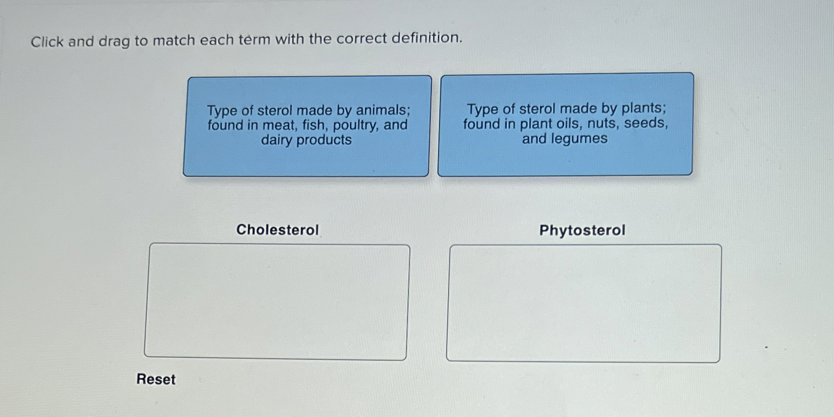 Solved Click and drag to match each term with the correct | Chegg.com