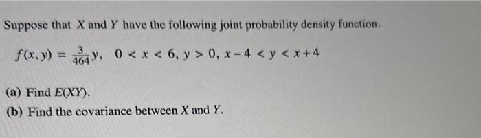 Solved Suppose that X and Y have the following joint | Chegg.com