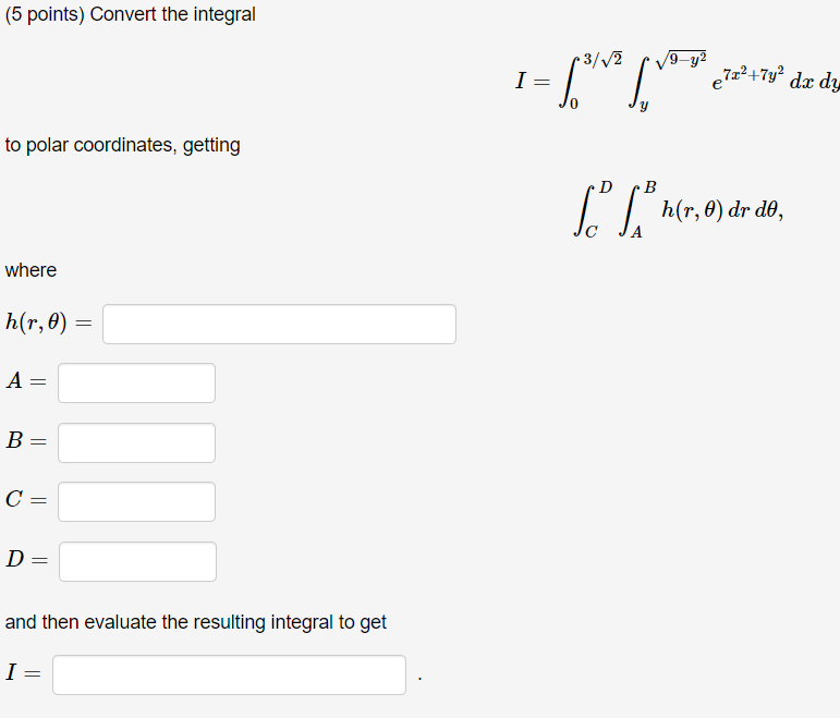 Solved (5 points) Convert the | Chegg.com Solved (5 points) Convert the | Chegg.com
