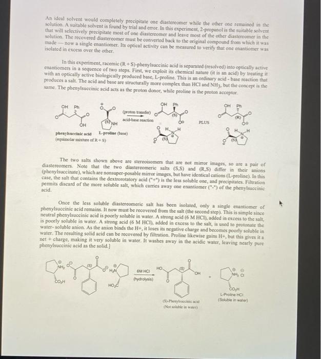 Solved 2) Calculate the enantiomeric excess if the specific | Chegg.com