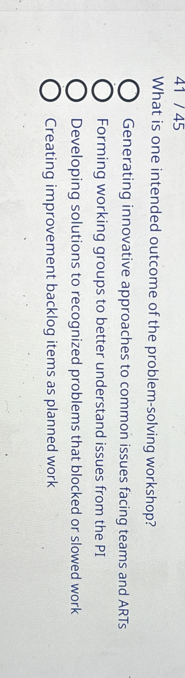 Solved What is one intended outcome of the problem-solving | Chegg.com