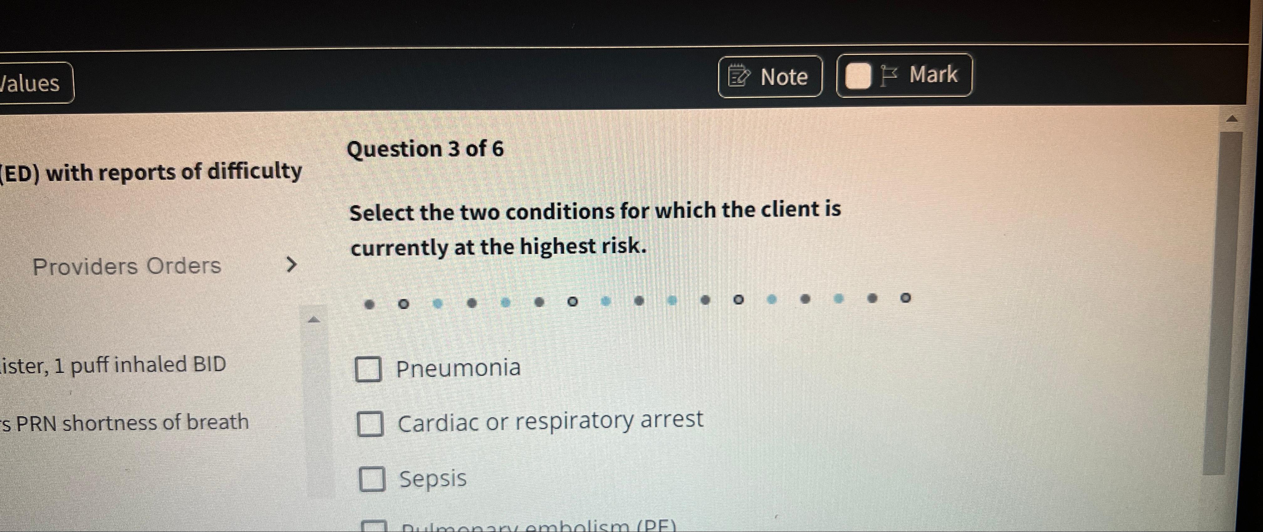 Solved (ED) ﻿with reports of difficultyQuestion 3 ﻿of | Chegg.com