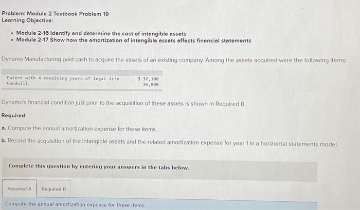 Solved Problem Module 2 Textbook Problem 19 Learning