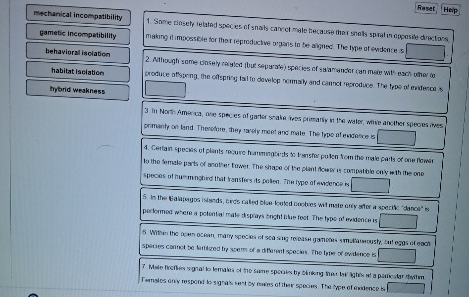 Solved mechanical incompatibilitygametic | Chegg.com