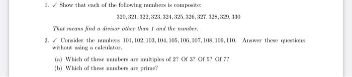 Solved 1. Show that each of the following numbers is | Chegg.com