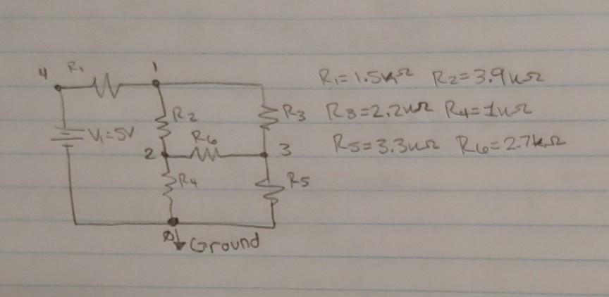 Solved an = =sv RE1.5KR R2=3.qur & R3 R3=2,2ur Relur | Chegg.com