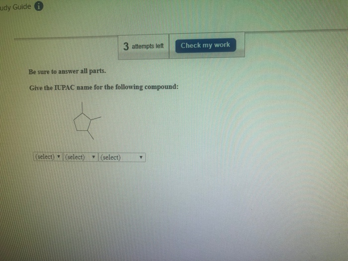 Solved 3 attempts left Check my work Be sure to answer all | Chegg.com