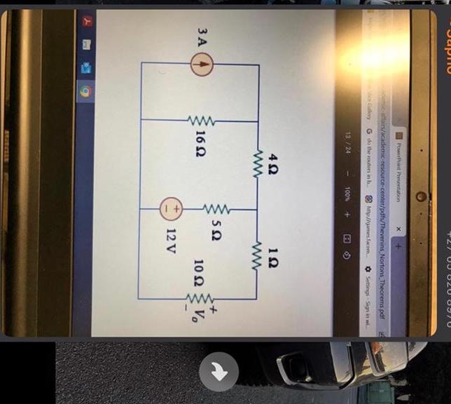 Solved Use the norton theorem to find current flowing in the | Chegg.com