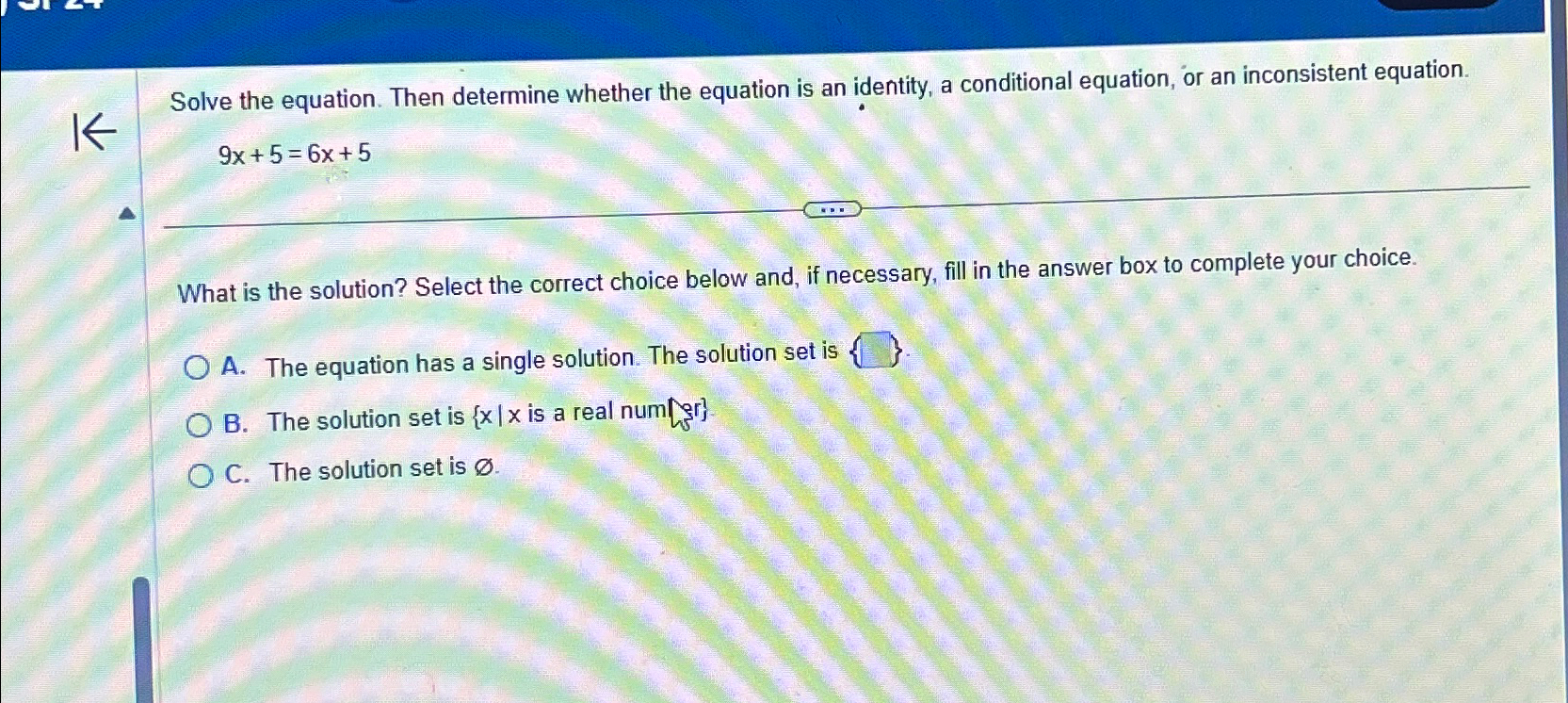 Solved Solve the equation. Then determine whether the | Chegg.com