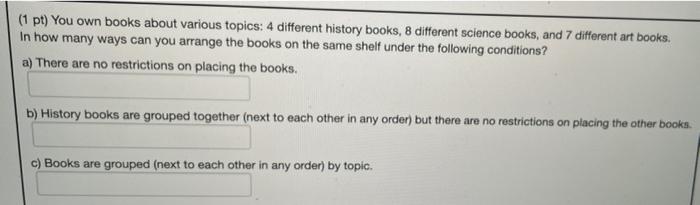 Solved (1) 14-letter strings are formed using the letters | Chegg.com