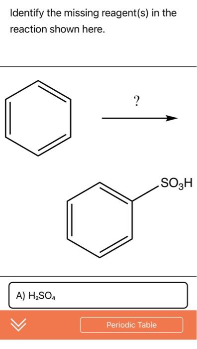 Solved Identify the missing reagent(s) in the reaction shown | Chegg.com