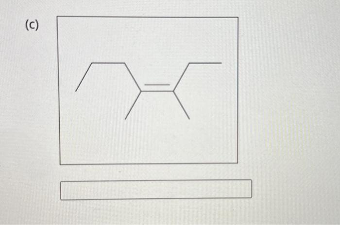 Solved Name each alkene and specify its configuration by the | Chegg.com
