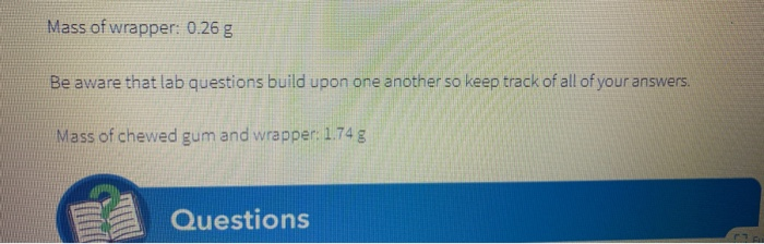 Solved Percent Composition Lab 3.00 Homework - Unanswered | Chegg.com