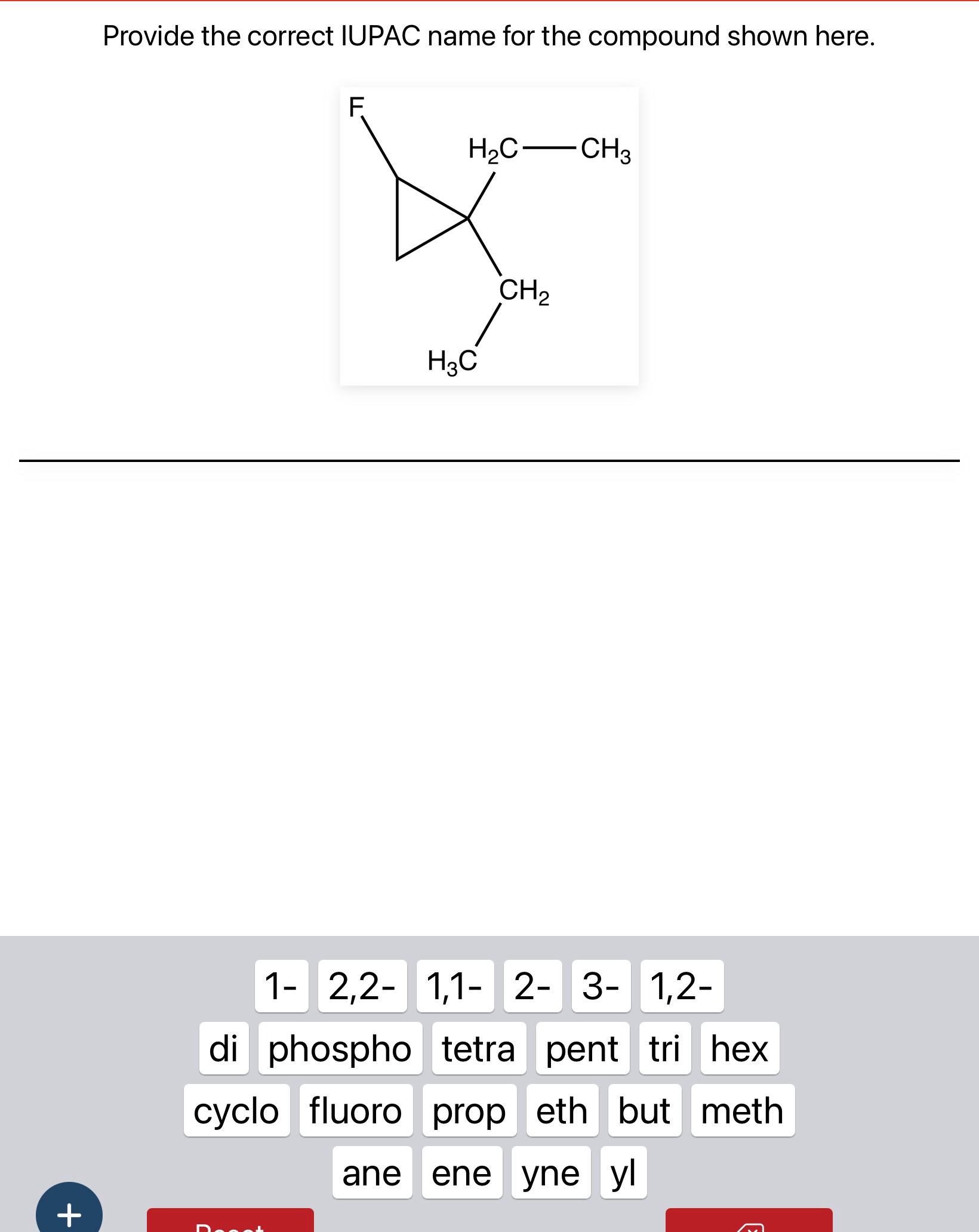 Solved Provide the correct IUPAC name for the compound shown | Chegg.com