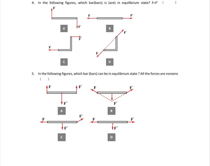 Solved 4. In the following figures, which bar(bars) is (are) | Chegg.com