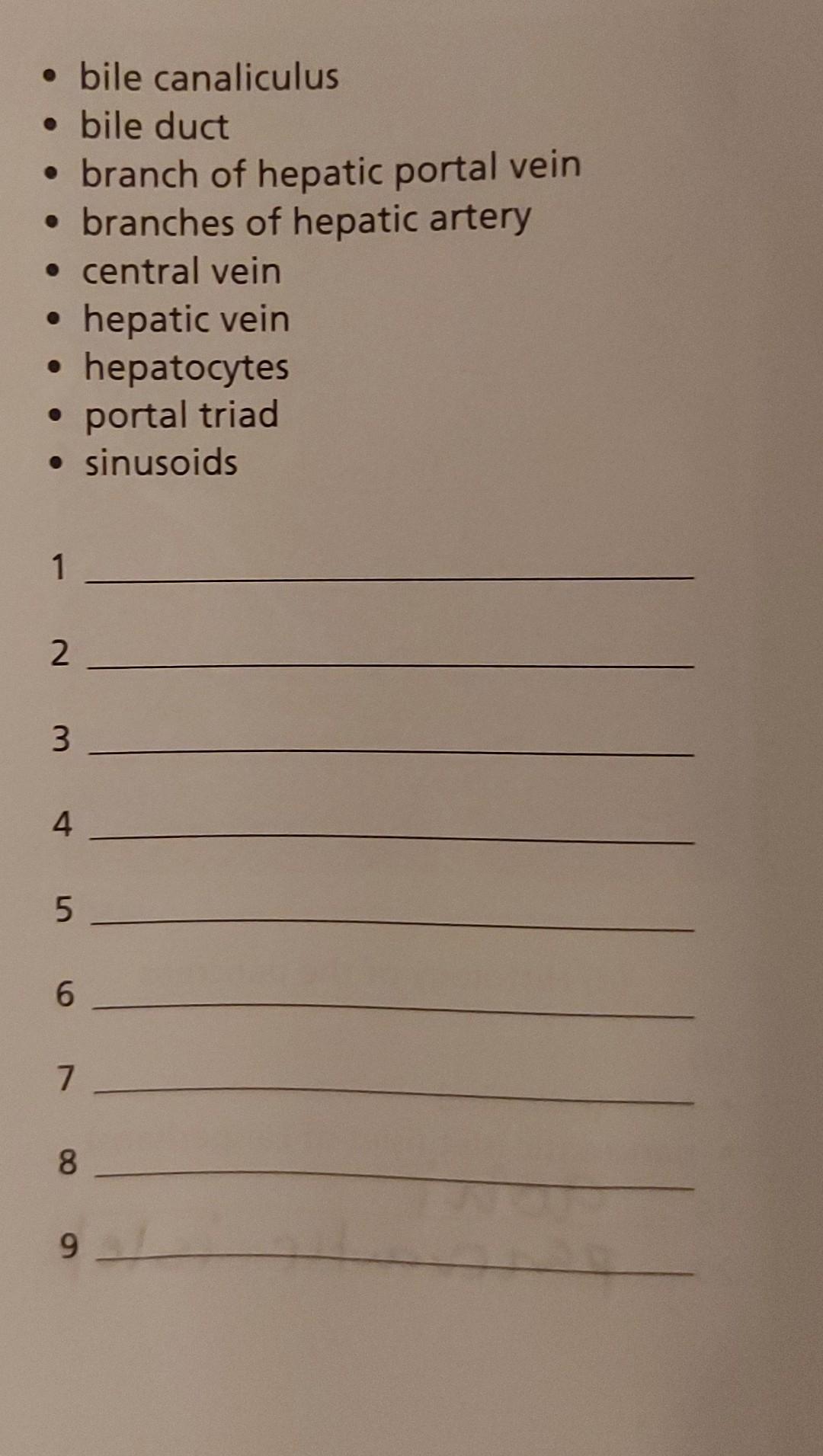 Solved FIGURE 34.12 Flow of blood and bile through a liver | Chegg.com