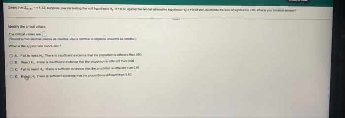 Solved Given that Zer +1.2 ppose you are stinger rut | Chegg.com