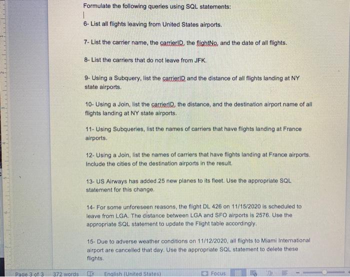 Solved Sql Data Manipulation Consider The Following