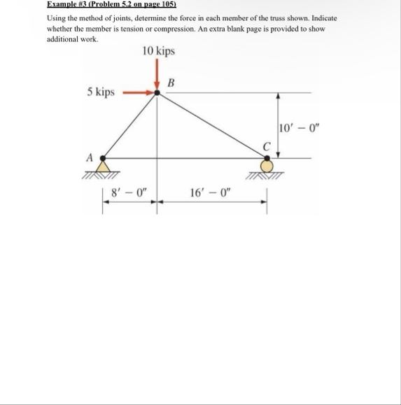 Solved Example #3 (Problem 5.2 ﻿on page 105 )Using the | Chegg.com