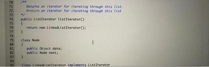 Solved Complete the method removeLast that returns and | Chegg.com
