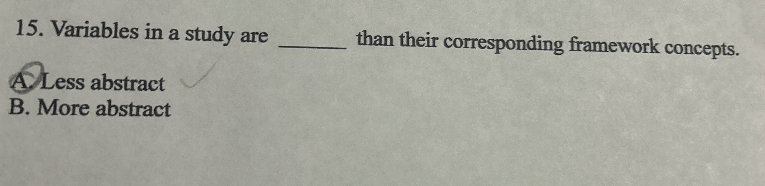 Solved Variables in a study are ﻿than their corresponding | Chegg.com