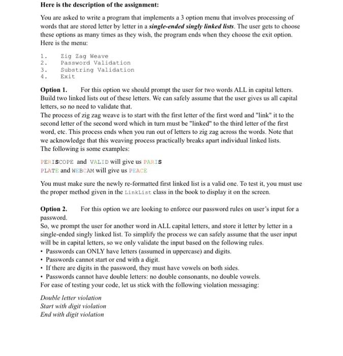 Solved in simple java terms, without any use of | Chegg.com