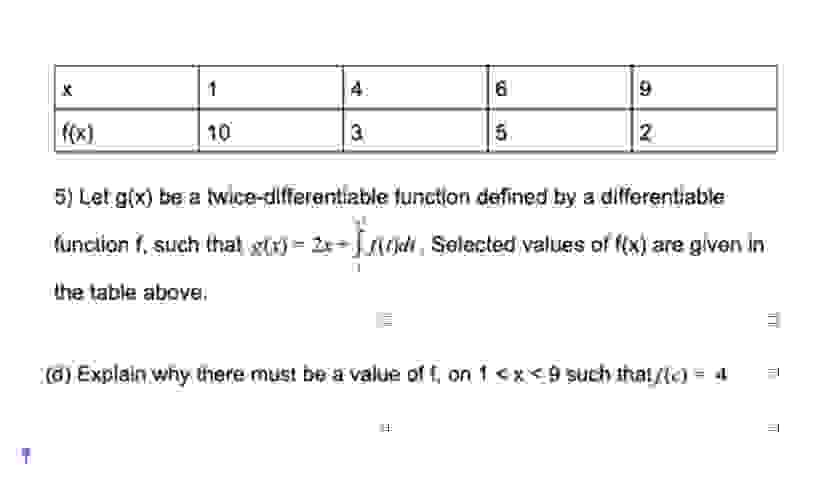 Solved Let G X be A Twice Differentiable Function Defined