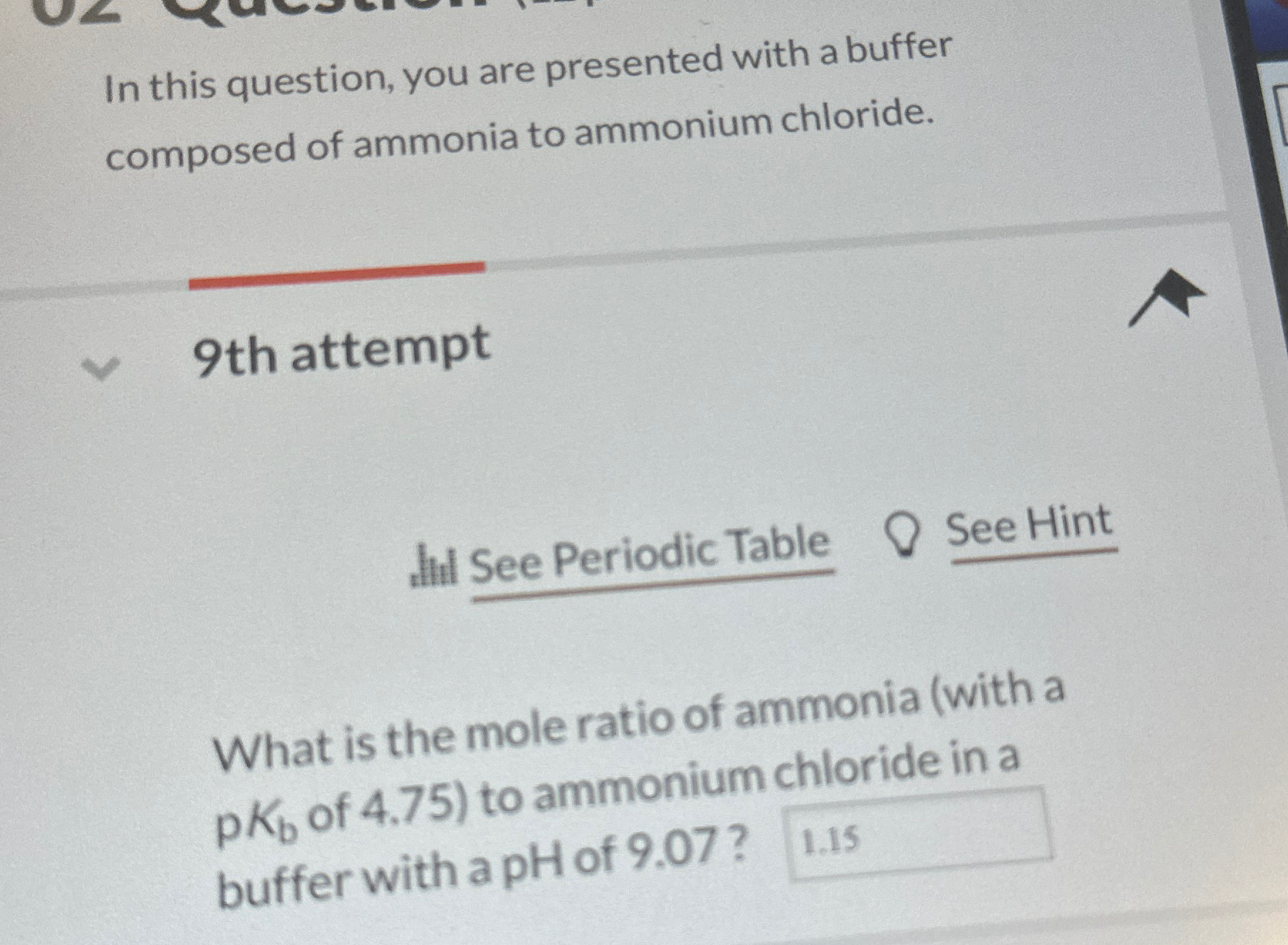 Solved In this question, you are presented with a buffer | Chegg.com