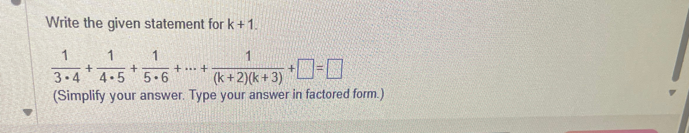 Solved Write the given statement for | Chegg.com
