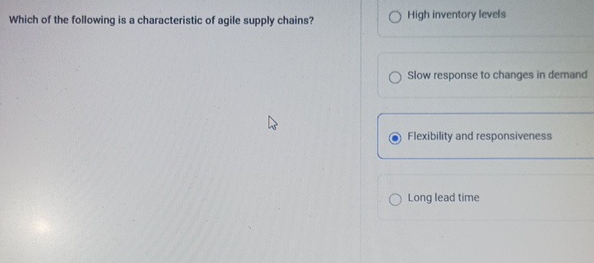 Solved Which of the following is a characteristic of agile | Chegg.com
