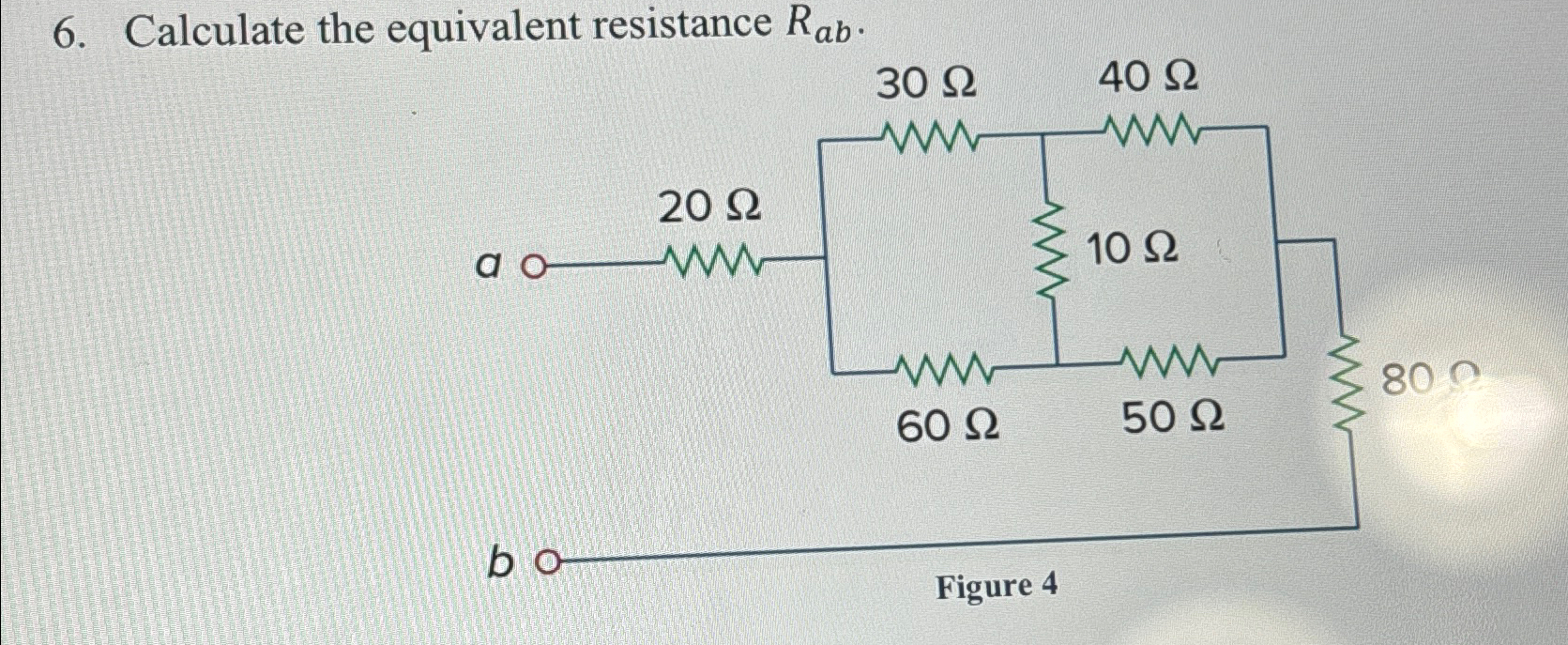 Solved Calculate the equivalent resistance Rab. | Chegg.com