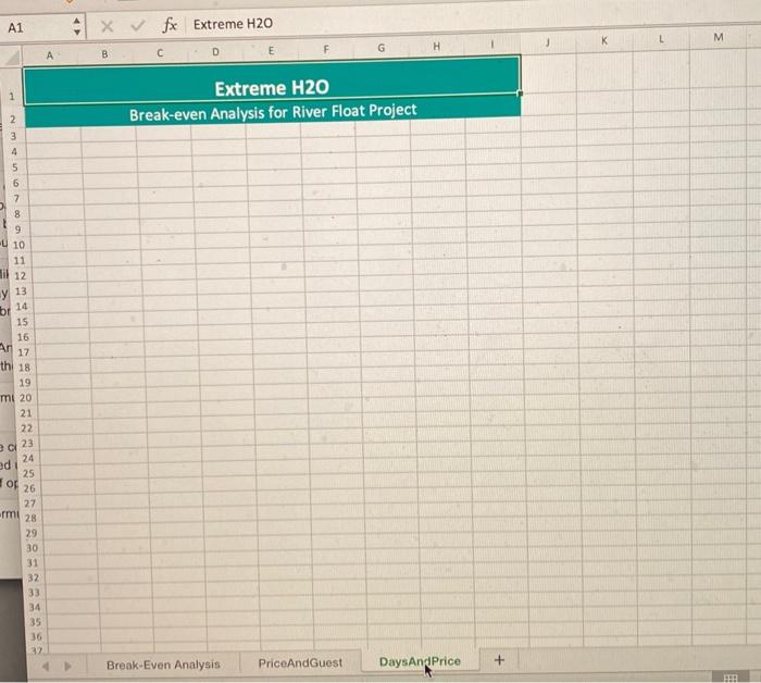 Solved 1 Start Excel. Open the downloaded file named | Chegg.com