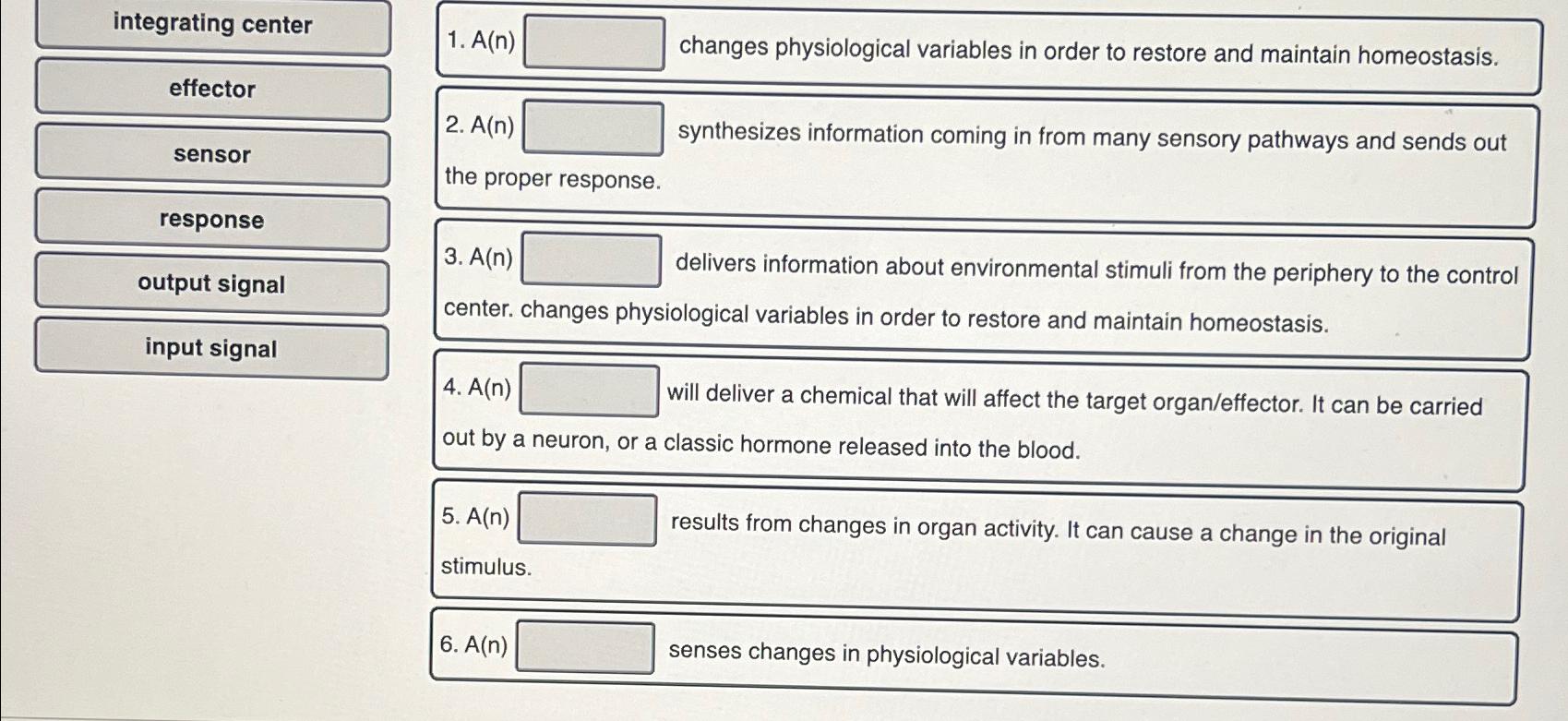 Solved integrating centereffectorsensorresponseoutput | Chegg.com