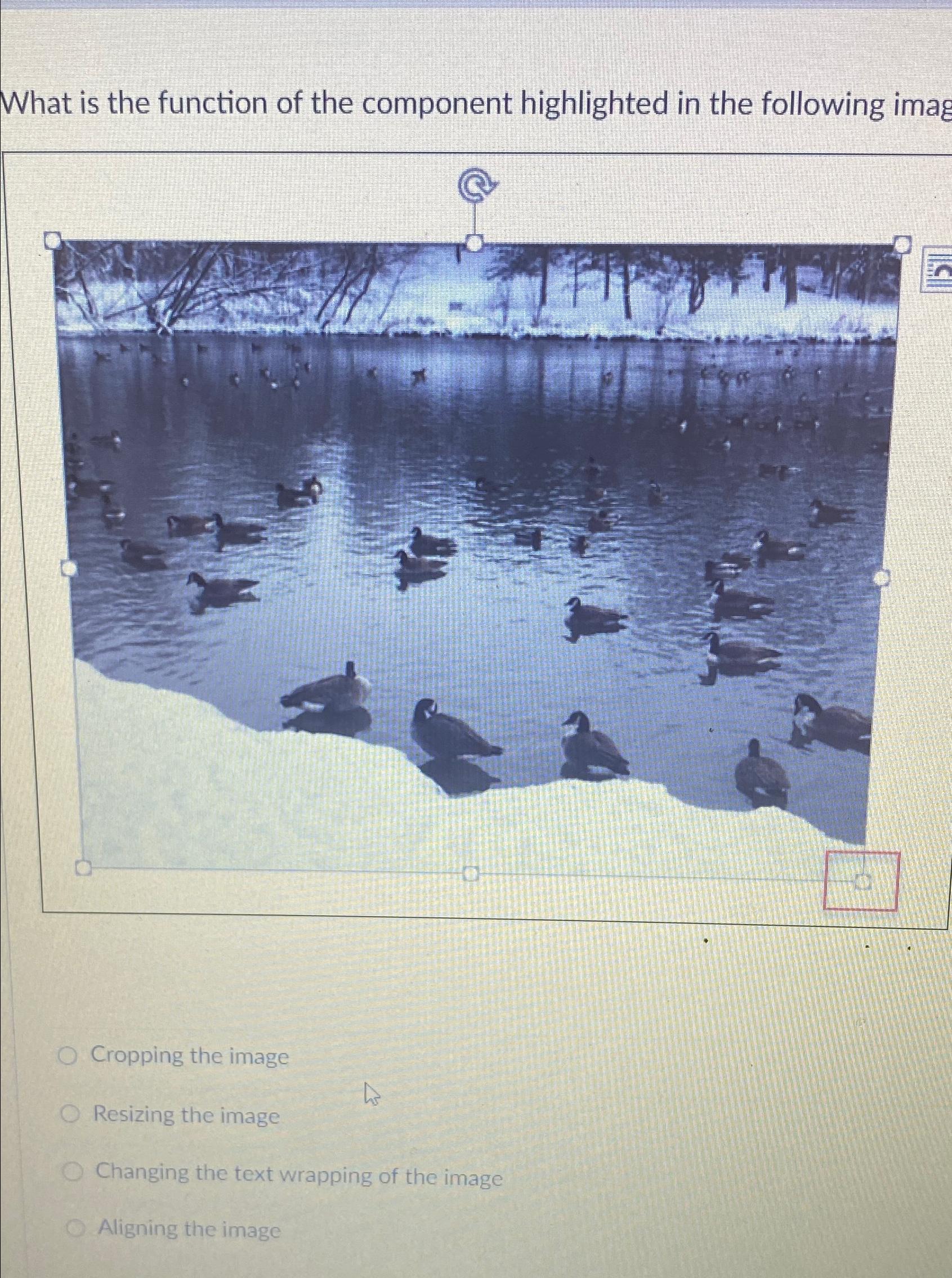 Solved What is the function of the component highlighted in | Chegg.com